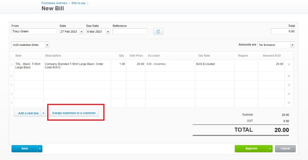 Assign Billable Expenses: How to Bill Customers for Expenses in Xero ...